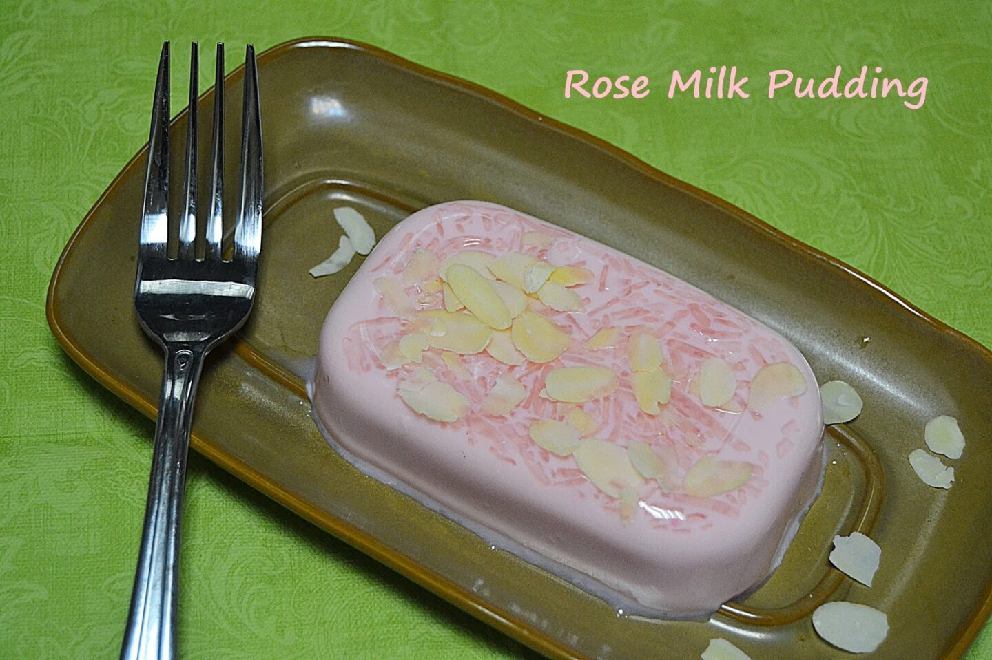 Rose Milk Pudding - The Big Sweet Tooth
