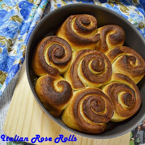 Eggless Italian Rose Cake ~ Torta de Rose - The Big Sweet Tooth