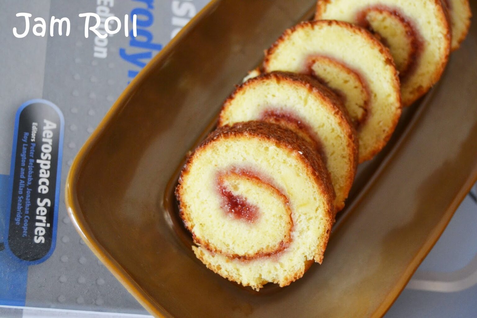 Jam Cake Roll - Stove Top! - The Big Sweet Tooth