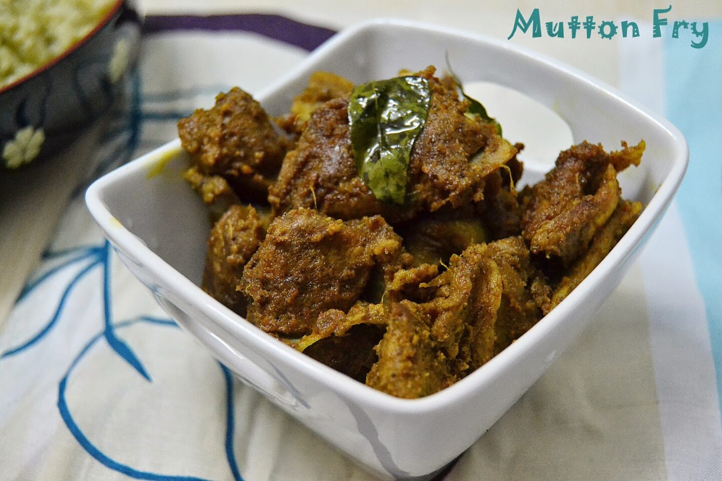 Malabar Mutton Fry - The Big Sweet Tooth