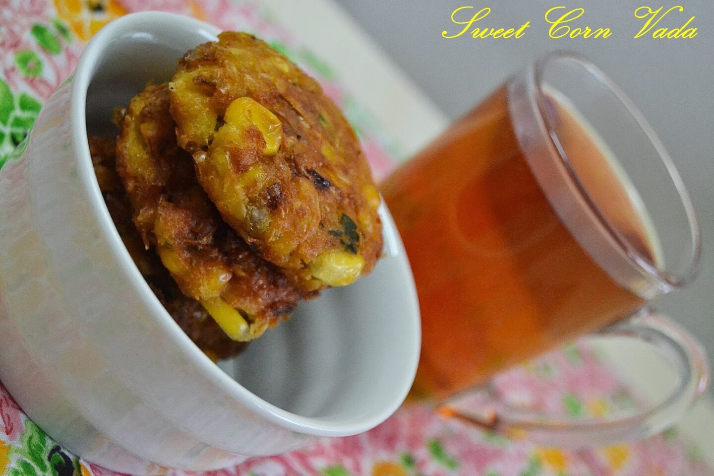Sweet Corn Vadas - The Big Sweet Tooth