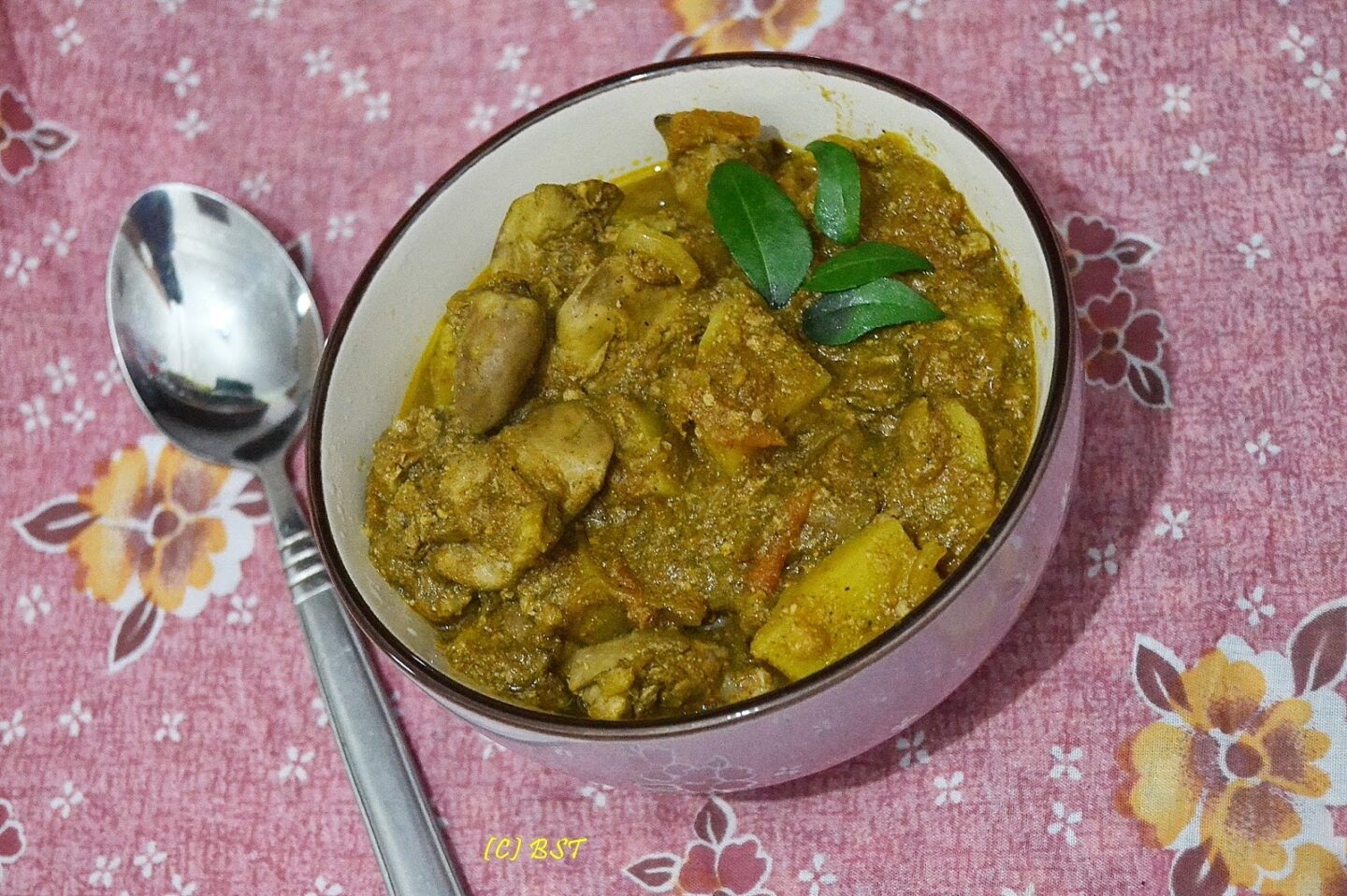 Chicken Liver Potato Curry - The Big Sweet Tooth