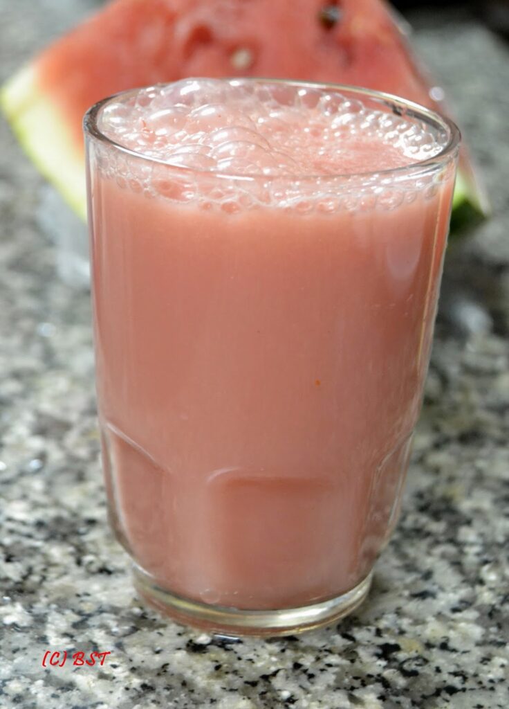 Watermelon Milkshake - The Big Sweet Tooth