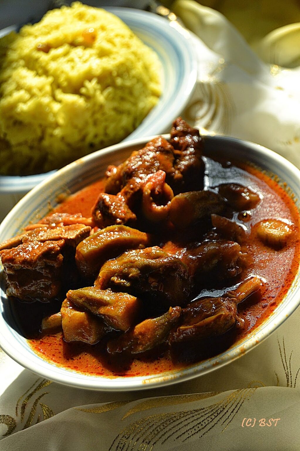 Margat Bamia ~ Iraqi Mutton Okra Stew - The Big Sweet Tooth