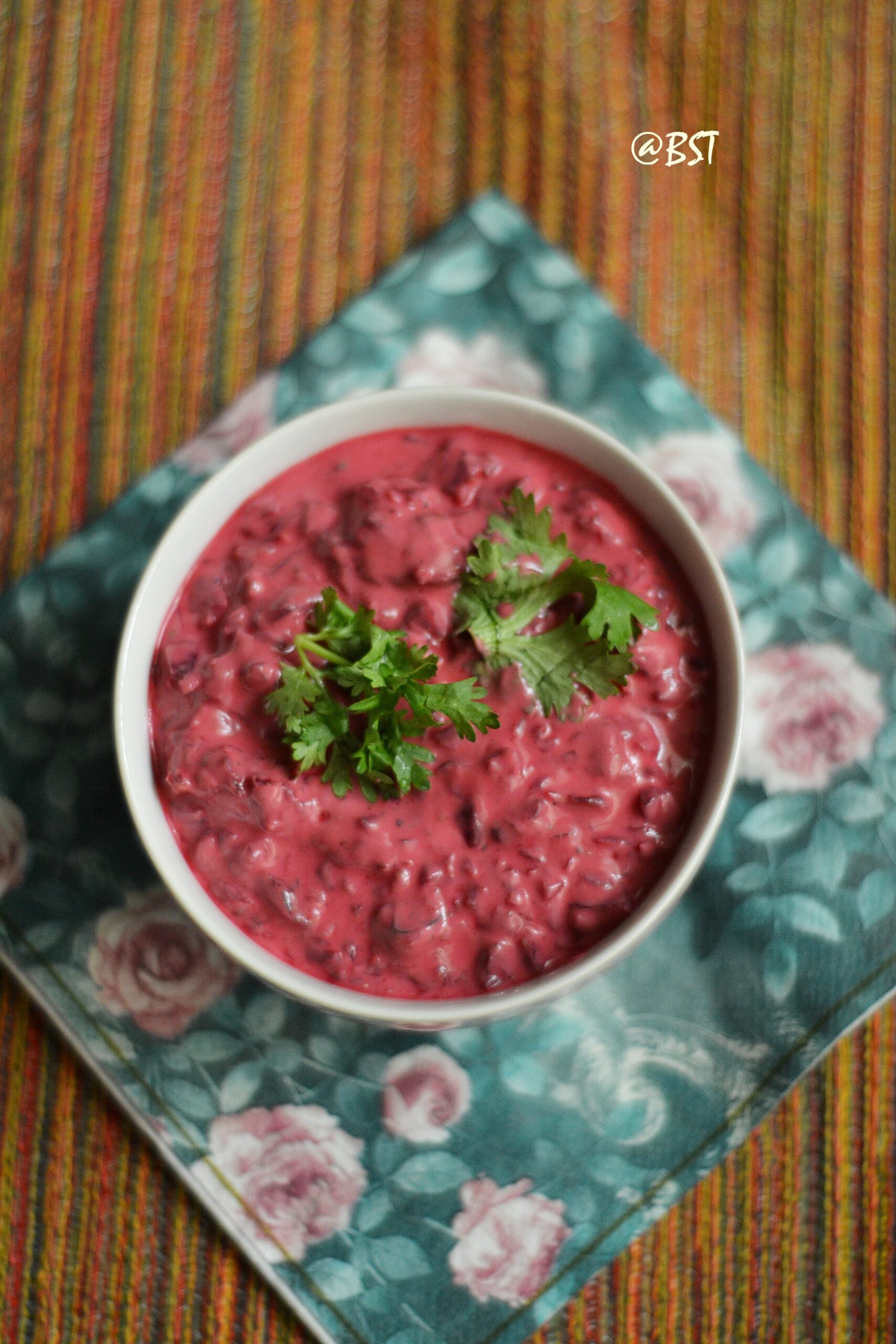 Chukandar Raita ~ Beetroot Yogurt Side - The Big Sweet Tooth