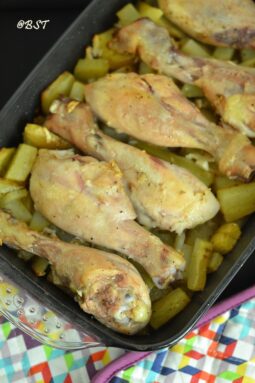 Syrian Oven Roasted Chicken and Potatoes - The Big Sweet Tooth