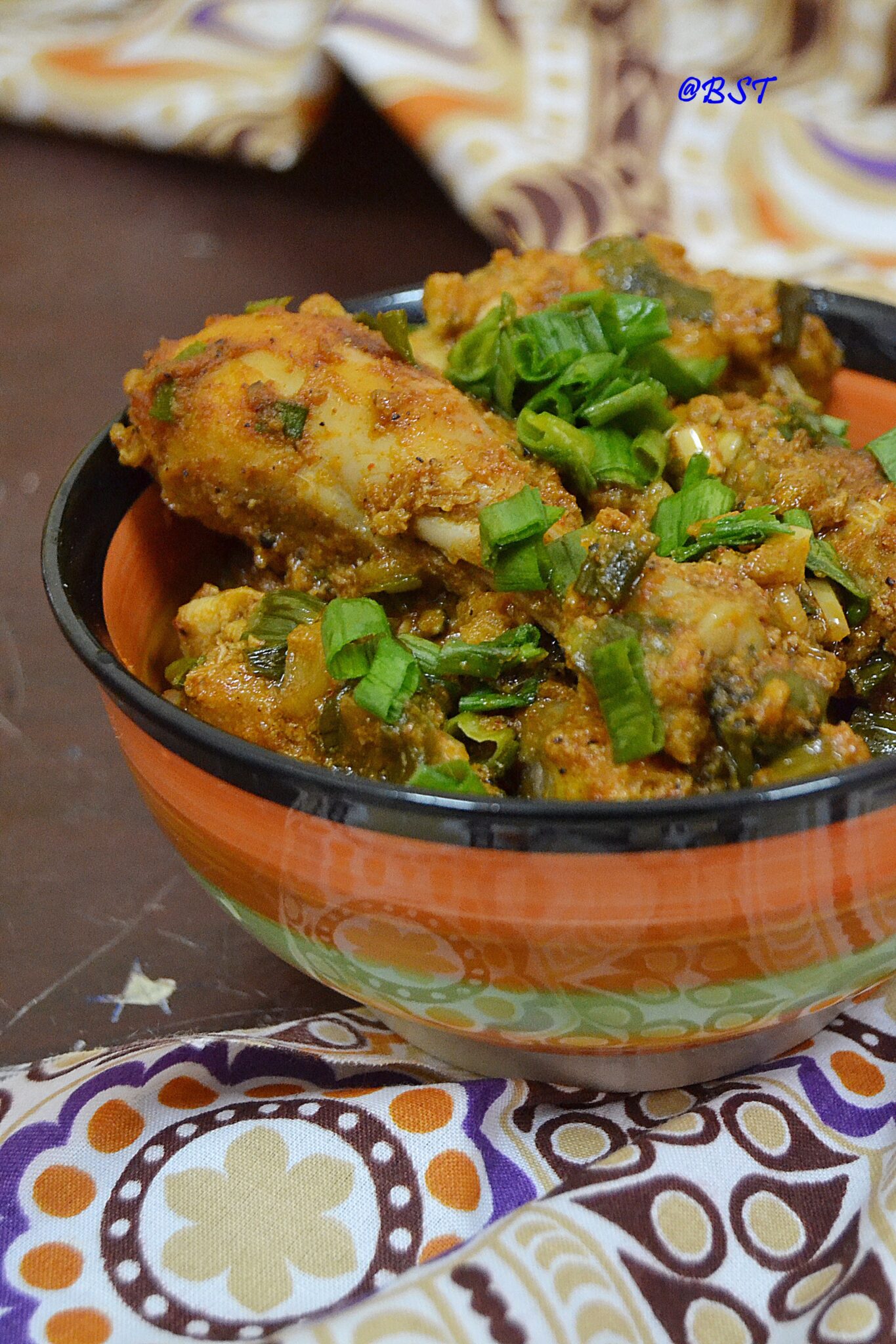 Spring Onion Chicken - The Big Sweet Tooth