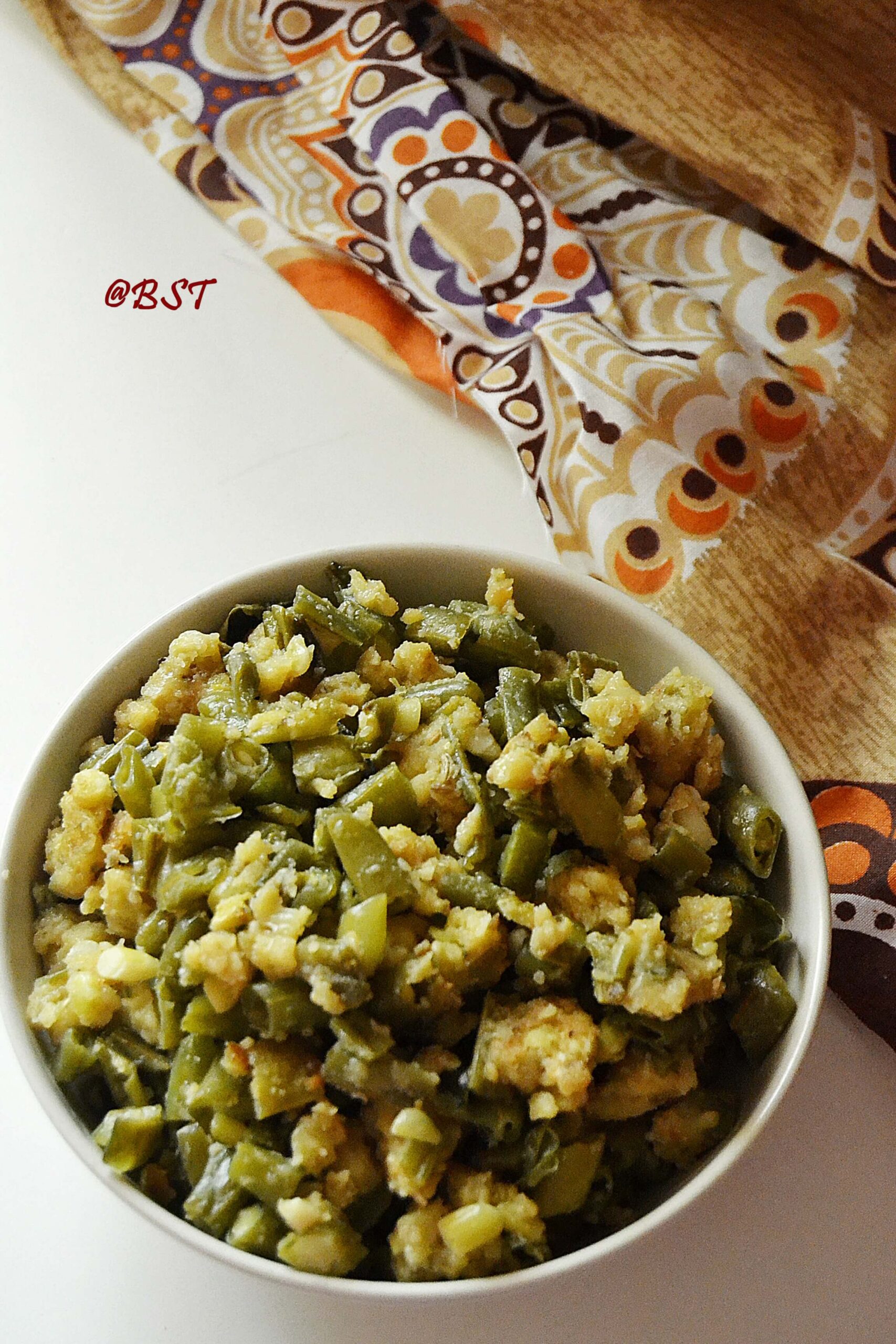 Beans Paruppu Usili ~ Tamil Style Beans with Lentil Paste - The Big ...