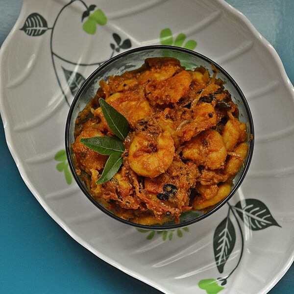 Malabar Chemmeen Roast ~ Malabar Prawns Stir Fry - The Big Sweet Tooth