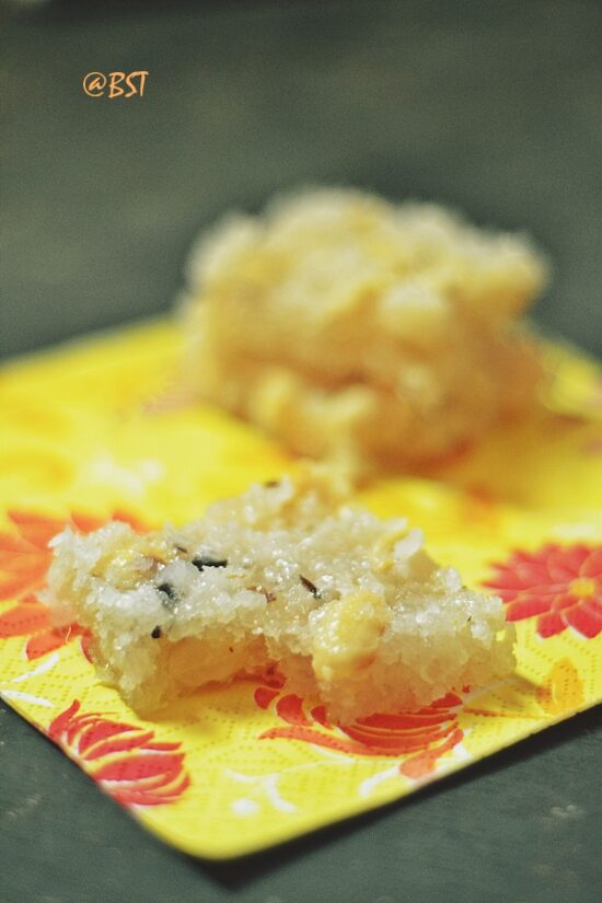 Kashata ~ Coconut Peanut Sugar Candy - The Big Sweet Tooth