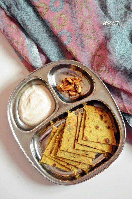 Daal Paratha ~ Lentil Flatbread (with leftover daal!) - The Big Sweet Tooth