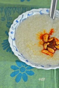 Gothambu Kanji ~ Broken Wheat Gruel/ Konji - The Big Sweet Tooth