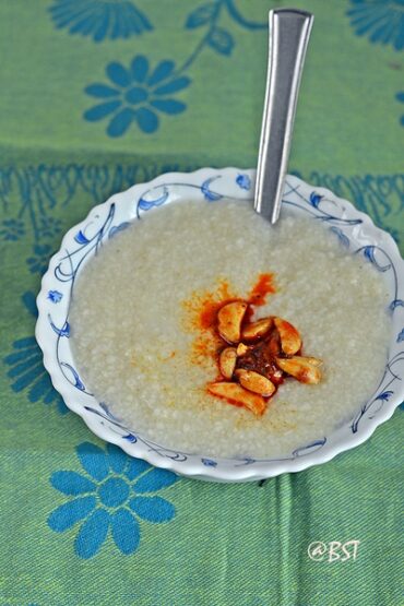 Gothambu Kanji ~ Broken Wheat Gruel/ Konji - The Big Sweet Tooth