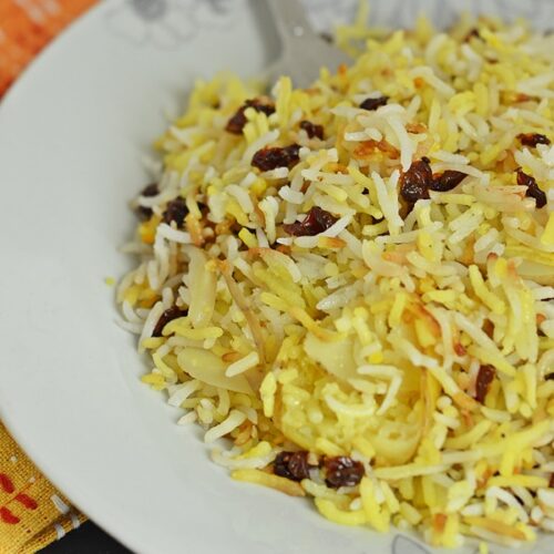 Zereshk Polo ~ Iranian Barberry Rice - The Big Sweet Tooth