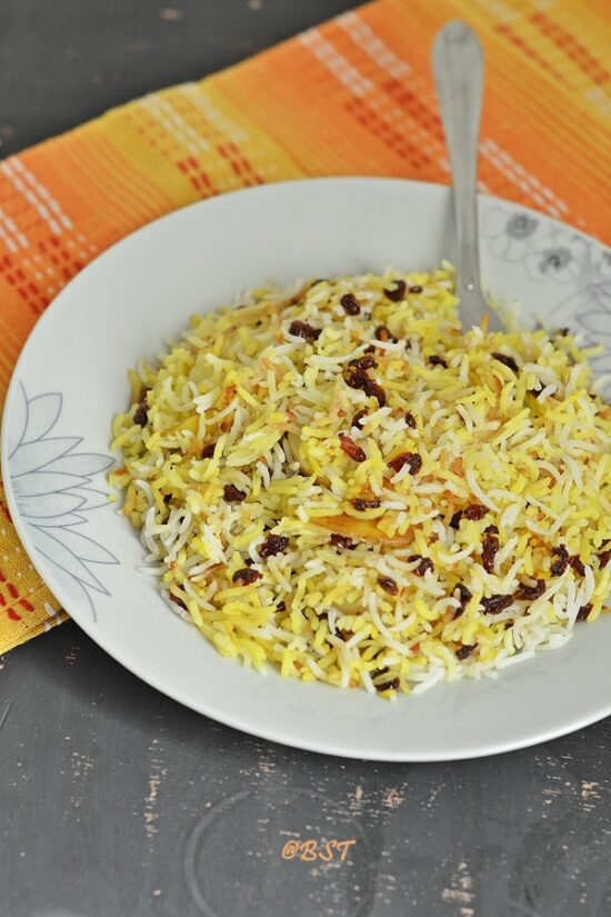 Zereshk Polo ~ Iranian Barberry Rice - The Big Sweet Tooth