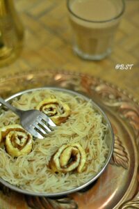 Balaleet ~ Emirati Vermicelli Egg Breakfast - The Big Sweet Tooth