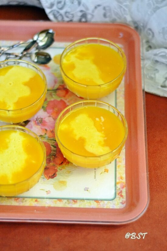 Mango Coconut Milk Pudding - The Big Sweet Tooth