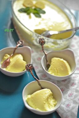 Lemon Cream Cheese Pudding - The Big Sweet Tooth