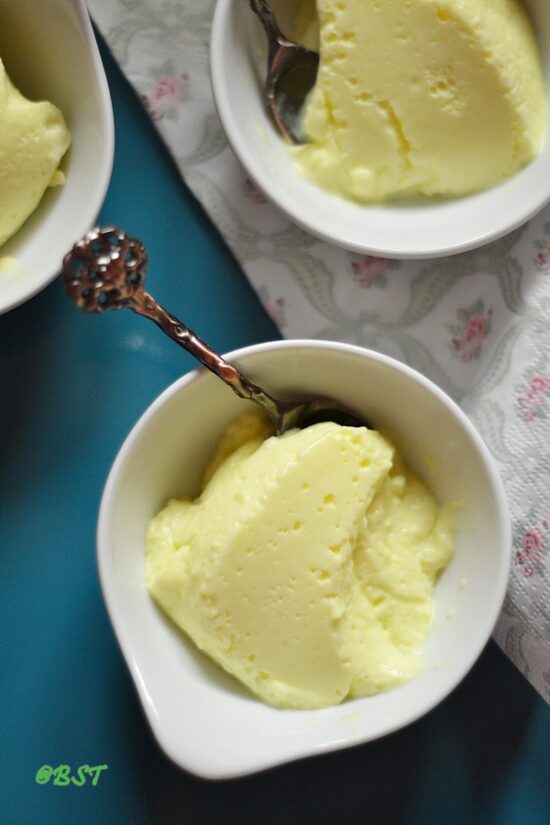 Lemon Cream Cheese Pudding - The Big Sweet Tooth