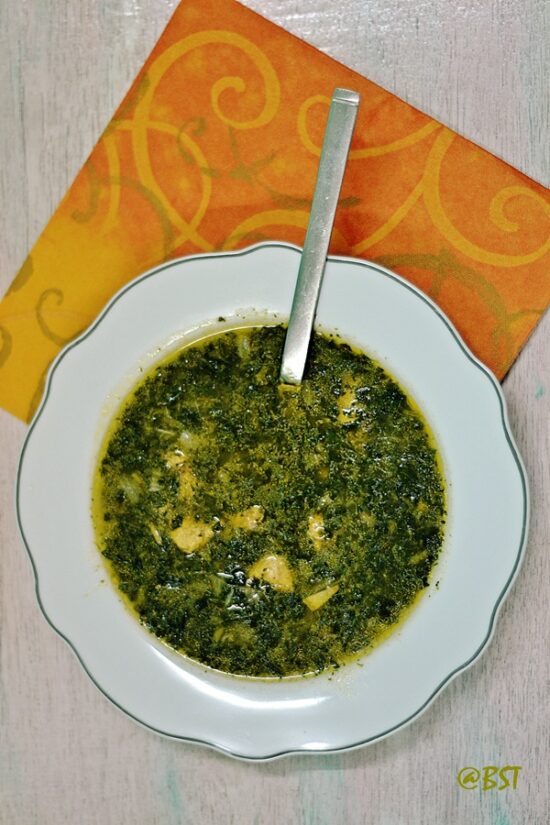 Molokhia/ Mlukia ~ Chicken Jute Leave Stew - The Big Sweet Tooth