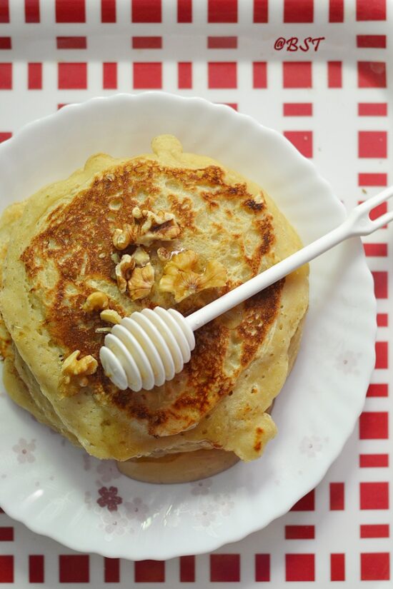 Tiganites ~ Greek Pancakes - The Big Sweet Tooth