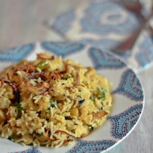 Chana Pulao ~ Chickpea Pilaf - The Big Sweet Tooth