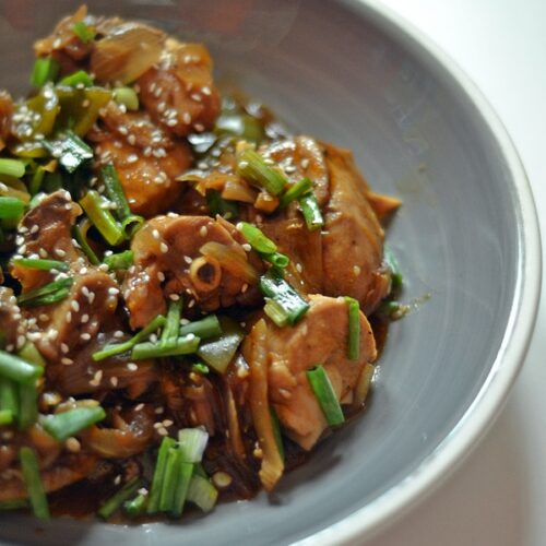 Chinese Saucy Chicken - The Big Sweet Tooth