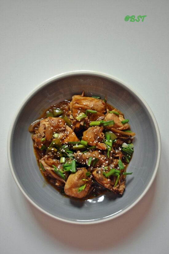 Chinese Saucy Chicken - The Big Sweet Tooth