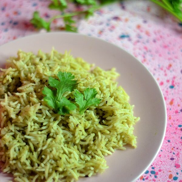 Kothamalli Sadam ~ Coriander Rice - The Big Sweet Tooth