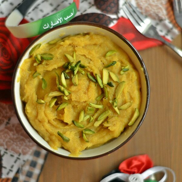 Aseeda Bobbar ~ Emirati Pumpkin Wholewheat Sweet - The Big Sweet Tooth