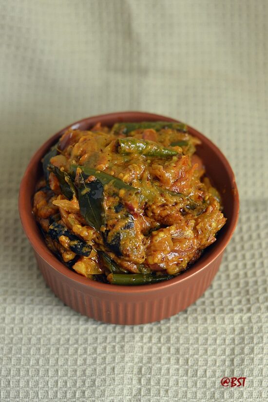 Batu Moju | Wambatu Moju ~ Sri Lankan Brinjal Relish - The Big Sweet Tooth