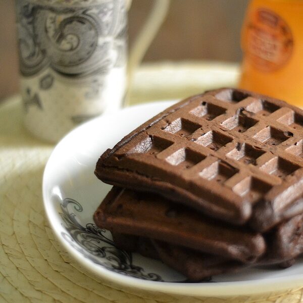 Banana Cocoa Waffles - The Big Sweet Tooth