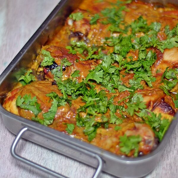 Baked Yogurt Curry Chicken - The Big Sweet Tooth