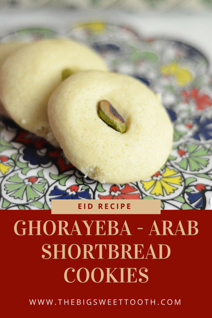 Ghorayeba ~ Arab Shortbread Cookies - The Big Sweet Tooth