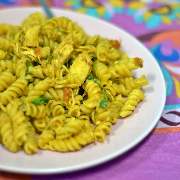 Chicken Curry Pasta - The Big Sweet Tooth