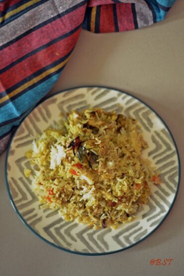 Biryani Dejaaj ~ Emirati Chicken Biriyani - The Big Sweet Tooth