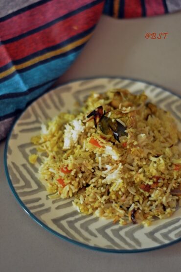 Biryani Dejaaj ~ Emirati Chicken Biriyani - The Big Sweet Tooth