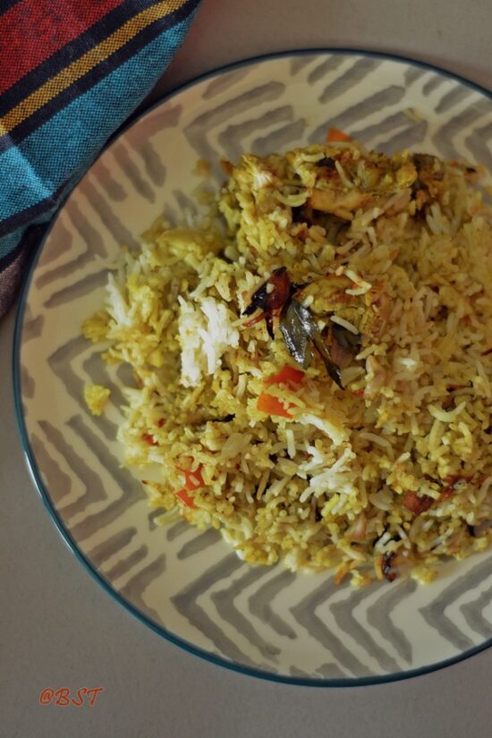 Biryani Dejaaj ~ Emirati Chicken Biriyani - The Big Sweet Tooth