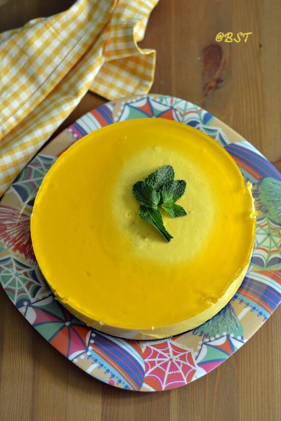 Mango Mousse Cake - The Big Sweet Tooth