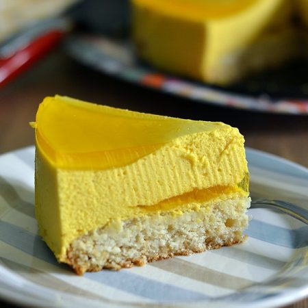 Mango Mousse Cake - The Big Sweet Tooth