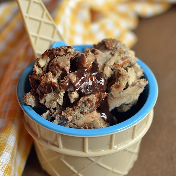 Mocha Almond Fudge Ice Cream - The Big Sweet Tooth