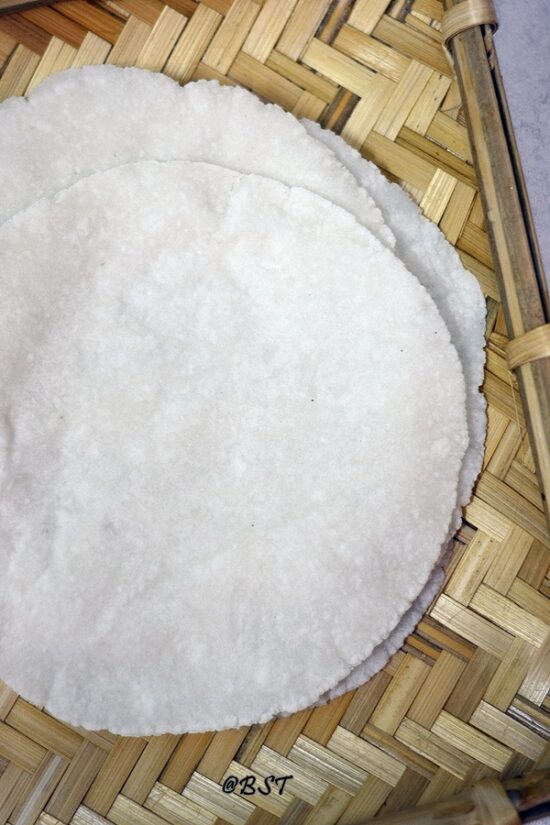Pathiri | Nice Pathiri | Malabar Rice Flatbread - The Big Sweet Tooth