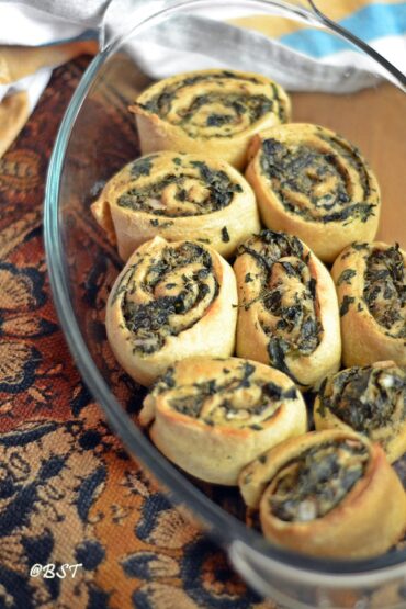 Spinach Labneh Rolls - The Big Sweet Tooth