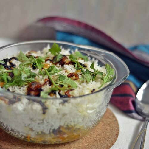 Dejaaj Tahat ~ Emirati Chicken Rice - The Big Sweet Tooth