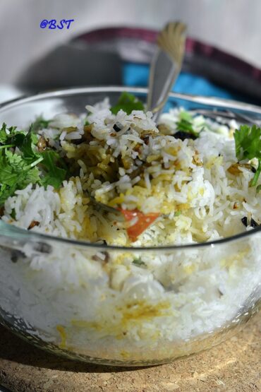 Dejaaj Tahat ~ Emirati Chicken Rice - The Big Sweet Tooth