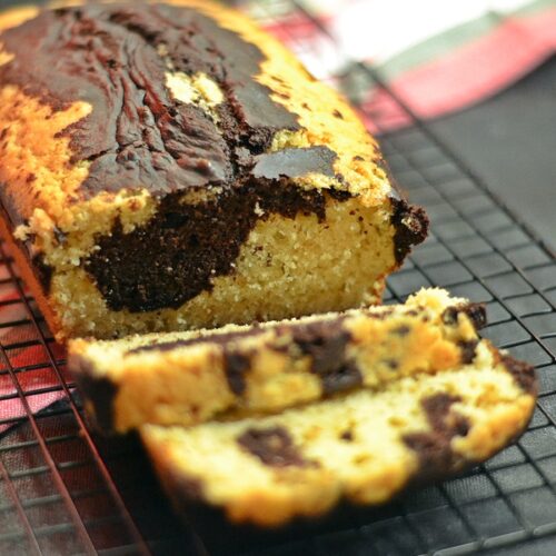 Classic Marble Cake - The Big Sweet Tooth