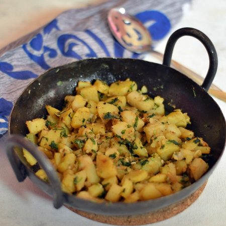 Batata Harra ~ Lebanese Skillet Potatoes - The Big Sweet Tooth