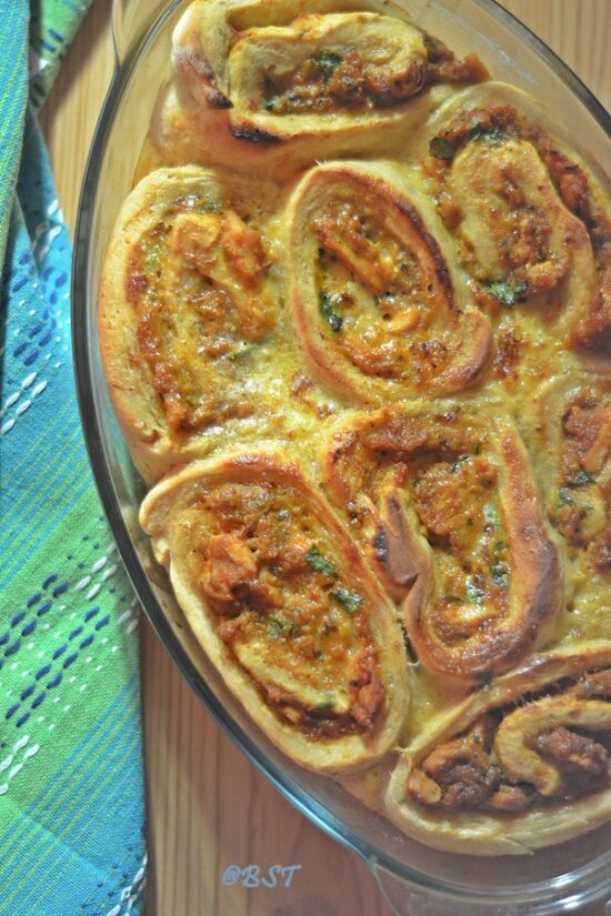 Chicken Curry Rolls - The Big Sweet Tooth