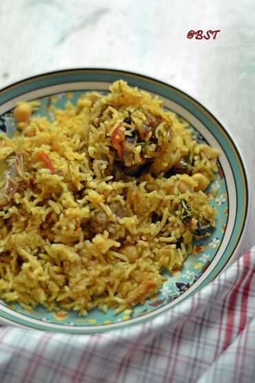 Lahm Machboos | Majboos ~ Emirati Mutton Rice - The Big Sweet Tooth