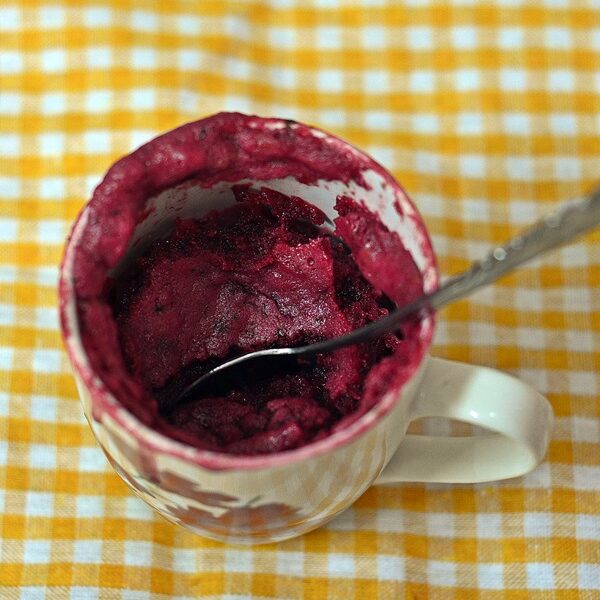 Red Velvet Mug Cake - The Big Sweet Tooth